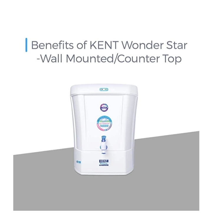 KENT Wonder Star 7 litres Wall-Mountable RO+UF+UV+TDS Water Purifier ...